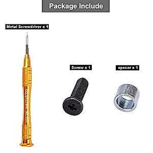 IKPEK 1Pcs PS5 SSD Screw and 1Pcs Ring Replacement and 1Pcs Screwdriver for Sony PS5 Playstation 5 Console Solid State Drive