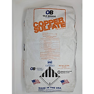 Camide Copper Sulfate Fine Crystals 50lb Bag - EPA 99% Pure