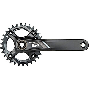 SRAM GX 1000 Fat Bike Crankset - 175mm, 10/11-Speed, 30t, 94 BCD, GXP Spindle Interface, Black