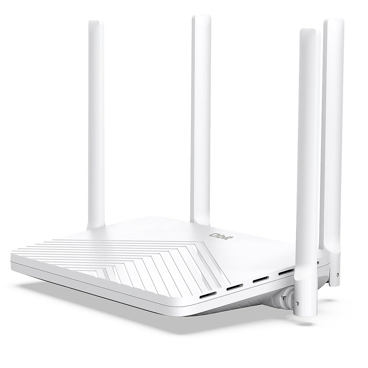 DBIT AC1200 Dual Band WiFi Router 1200Mbps Wireless Internet Router, 4 x 10/100/1000 Mbps Gigabit Ethernet Ports, Supports EasyMesh, Guest WiFi, Access Point Mode, IPv6 and Parental Controls