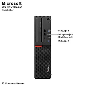 Lenovo ThinkCentre M900 Small Form Factor PC, Intel Quad Core i5-6500 up to 3.6GHz, 8G DDR4, 500G, WiFi, BT 4.0, DVD, Windows 10 64-Multi-Language Support English/Spanish/French (Renewed)