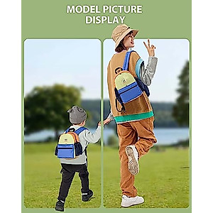 UPPACK Kids Backpack Toddler Backpack for Girls Boys School Backpack Leash for Toddlers Backpack Preschool Cute Backpack for Kids Duffle Bag 3-6 Kindergarten Backpack Small Bookbag Blue Green Small