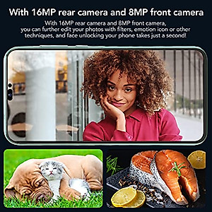 3G Unlocked Cellphone, 6.1 Inch HD Screen, Dual SIM Slots 3G Cellphone,2GB RAM 32GB ROM, Face ID Unlocked Mobile Phone for Android 10 4000mAh(Green)