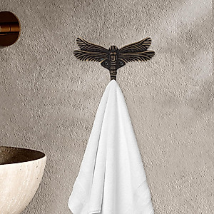 Alipis Dragonfly Clothes Hook Household Wall Hook Dragonfly Hook Storage Hanger Key Storage Hook Decorative Hook Wall Storage Hook Wall Hanging Hooks Wall Hooks for Hanging Door Back Hook