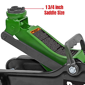 Pro-LifT F-757G 2 Ton Floor Jack - Car Hydraulic Trolley Jack Lift with 4000 Lbs Capacity for Home Garage Shop, Green