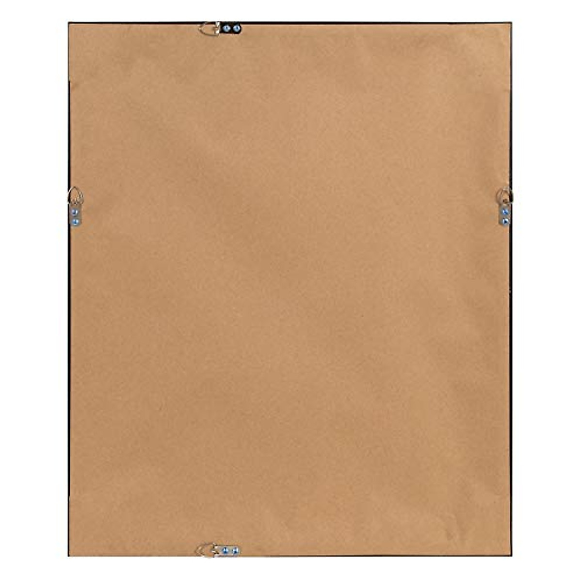 Kate and Laurel Calter Framed Decorative Magnetic Bulletin Board with Classic Glam Cararra Marble Design, 21.5x27.5, Gold