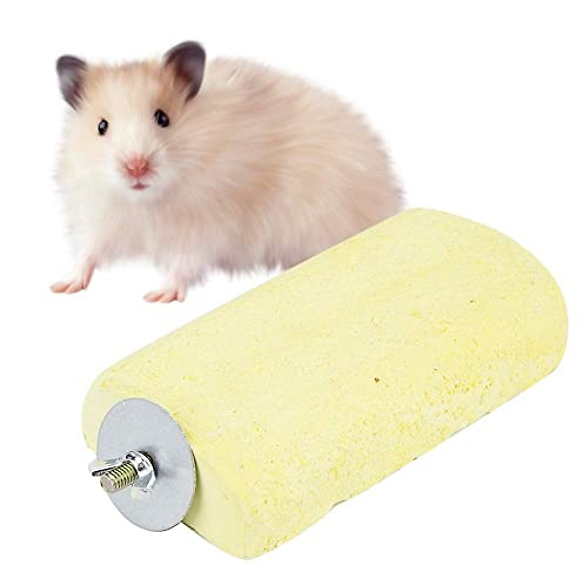Grinding Teeth Stone Hamster Grinding Stone Chew Toy Squirrel Hamster Calcium Teeth Mouth Molar Grinding Stone Beak Stone Stand Platform