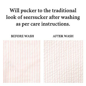 Hope & Henry Layette Baby Girl Woven Short Sleeve Tie-Back Dress with Peter Pan Collar