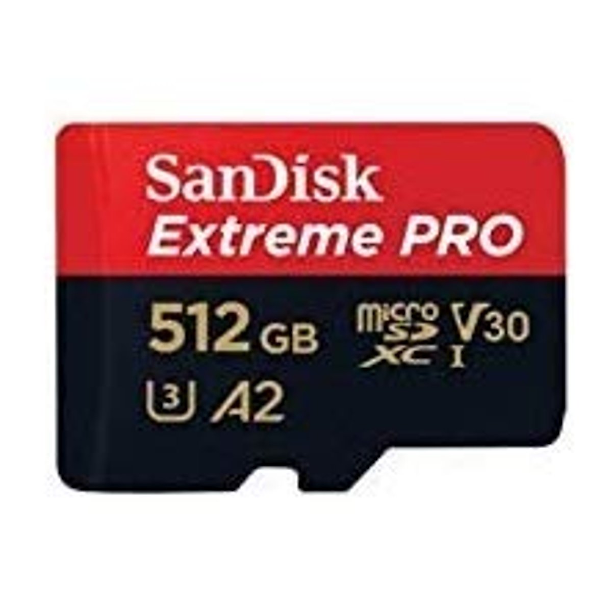 SanDisk 512GB Extreme Pro MicroSD Memory Card with Adapter Works with GoPro Hero 10 Black Action Cam U3 V30 4K A2 Class 10 SDSQXCZ-512G-GN6MA Bundle with 1 Everything But Stromboli Micro Card Reader