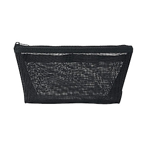 MUJI Nylon Pen CASE with Gusset Black
