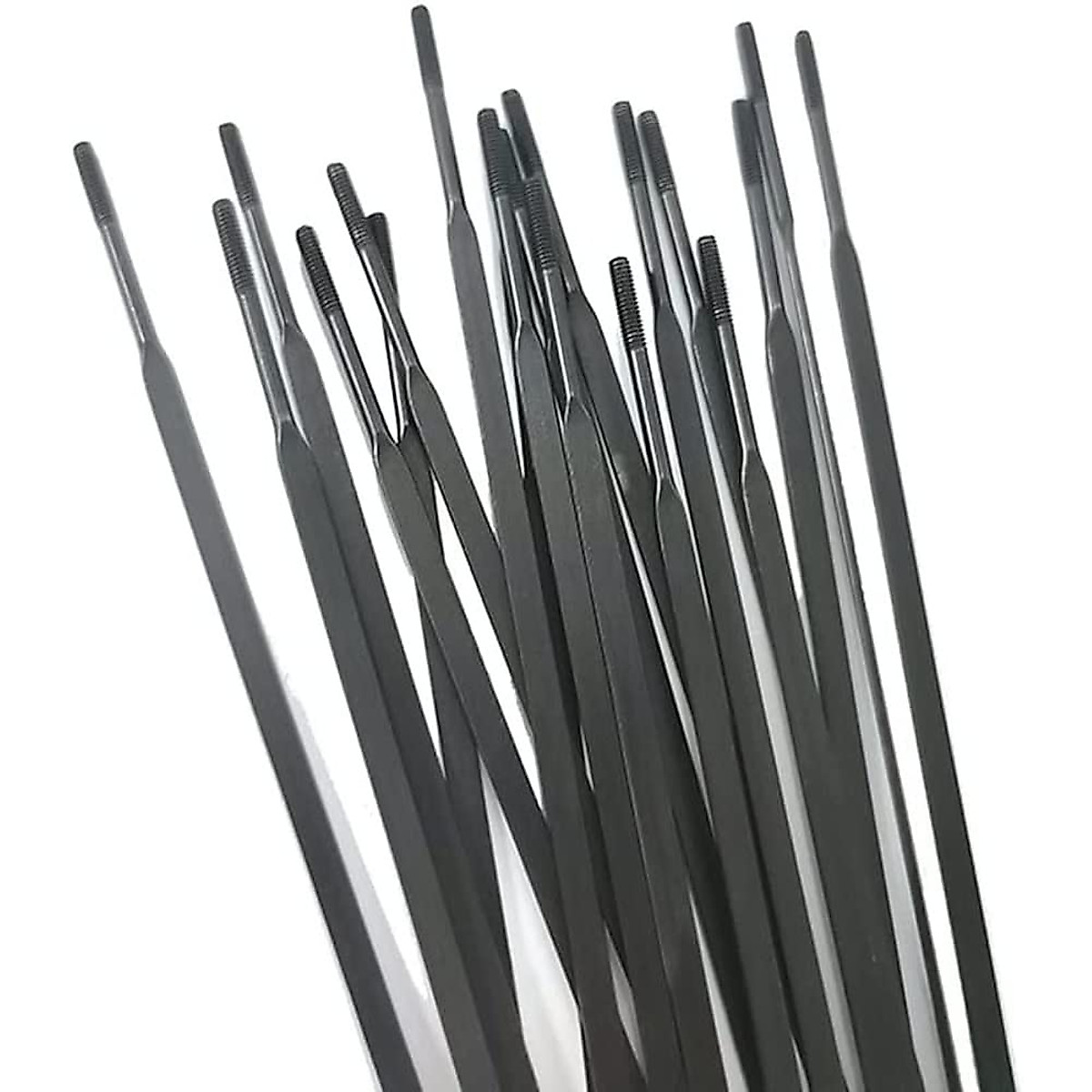 GIORIS 261mm Bicycle Spokes 20pcs/lot J Bend Flat Bike Spokes 2mm Steel Wheel Spokes 14G Elbow Flat Bike Wheel Spokes with Nipples for Mountain Bike Road Bike