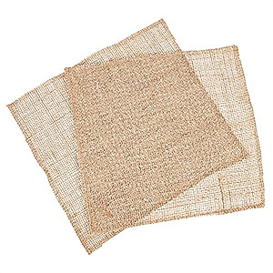 jojofuny Rustic Wedding Decor Rustic Wedding Decor 2pcs Burlap Placemats Beige Table mats Farmhouse Rustic Linen Table Mat Dinner placemats Jute Rustic Tablemats Cotton Placemats Cotton Placemats