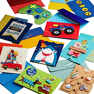 Burgoyne Handmade Embellished Decorative All Occasion Greeting Card Collection with Keepsake Box - 30 Count