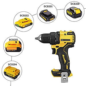 awokee Battery Adapter DM18D with USB,Compatible with Dewalt 18V Tools.Convert for DeWalt 20V & for Milwaukee M18 Lithium Battery to NiCad & NiMh Battery Tools