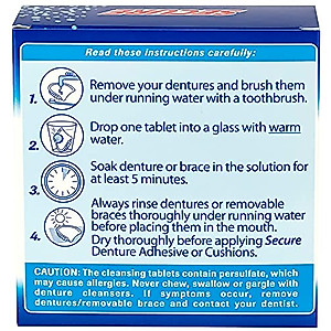 Secure Cleansing Tablets 32 tabs (3 boxes of 32)