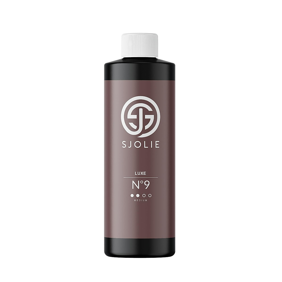SJOLIE Violet Spray Tan Solution - Luxe 9 - Medium Blend | Sunless Tanning Solution for a Hydrating, Deep Brown Tan (8oz)
