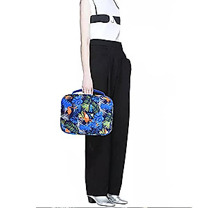 QTKJ Bible Covers for Women, Carrying Book Cover Case with Zippered Pocket Bible Case for Women Mom Ladies Teens Girls, Colorful Bird