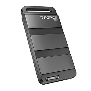 TEAMGROUP T-Force M200 Portable SSD 1TB USB3.2 Gen2x2 Type-C Read/Write 2000MB/s Compatible with PS5 & Xbox & Chrome OS (T8FED9001T0C102)
