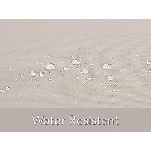 Covermates Round Dining Table/Chair Set Cover - Premium Polyester, Weather Resistant, Drawcord Hem, Patio Table Covers, 86DIAMETER x 30H, Stone