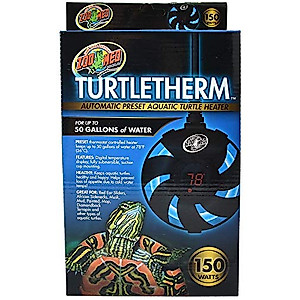 Zoo Med TURTLETHERM Automatic Preset Aquatic Turtle Heater (Up to 50 Gallons) 150 Watt