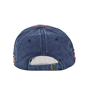 XibeiTrade Vintage Black Baseball Cap Adjustable Sports Outdoor Trucker Dad Hat (Black)