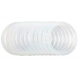 Silicone Jar Gaskets Rubber Seal Ring Gasket Sealing Rings for Regular Wide Mouth Mason Jars Canning Leak-proof Gaskets (10pcs 70mm)