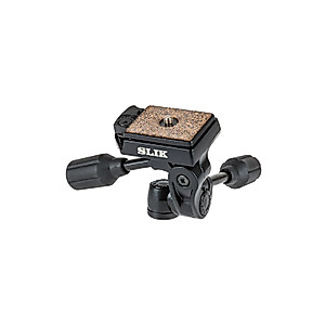 Slik SH-704E Compact All-Metal 3-Way Pan Head with Quick Release