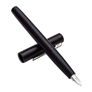 Lamy Aion Fountain Pen with Extra-Fine Nib and Blue Ink (L77BKEF)