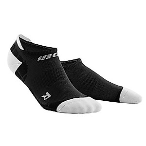 CEP ultralight no show socks, black/light grey, women II
