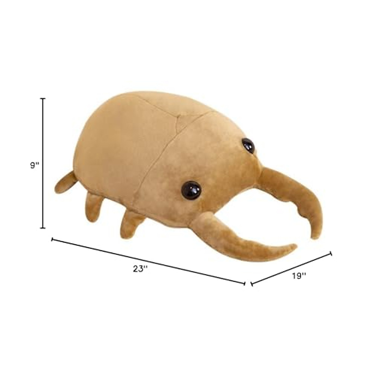 RONOSEN Beetle Plush Toy Plush Pillow Doll Insect Beetle Plush Toy Pillow Stuffed Toy Plush Pillow Children Children Girls Boys Baby (50CM, Maroon)