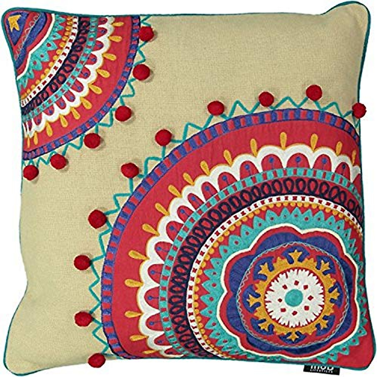Mod Lifestyles PIFA1500-025 Decorative Pillow, 20" X 20, Multi