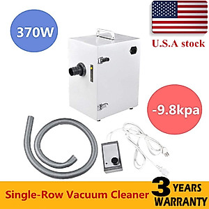 FVLFIL Kaning Dental Lab Equipment Single-Row Dust Collector Vacuum Cleaner JT-26 Cleaner Dental Equipment (US Stock)