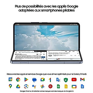 Samsung Galaxy Z Fold 5 SM-F946B/DS Dual SIM 12GB 512GB EU/UK Model Factory Unlocked International Version (Black)