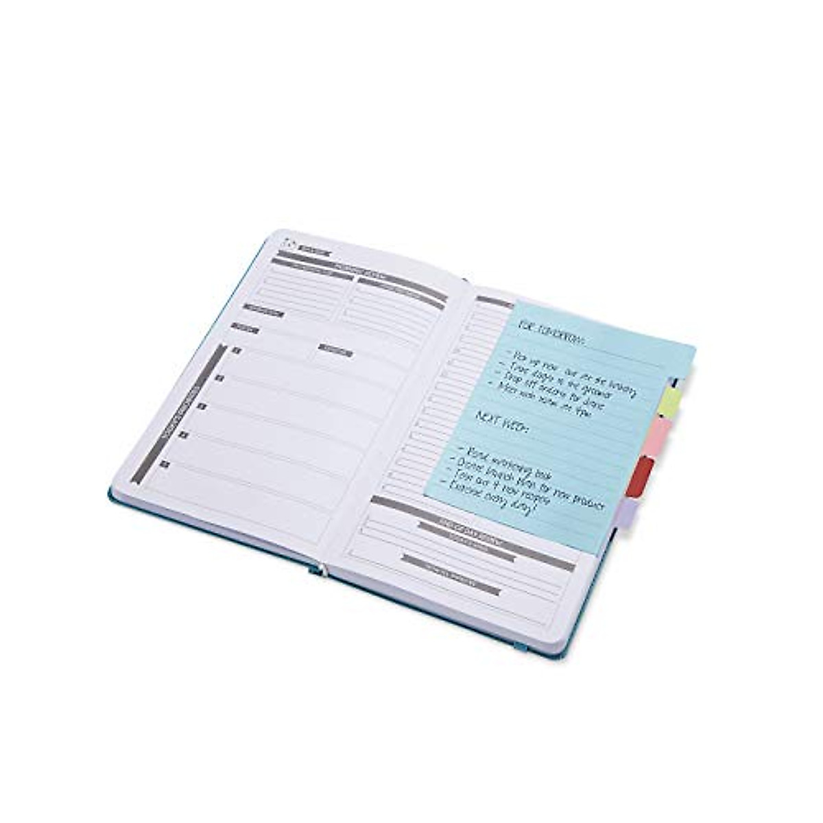 Sticky Notes Spring Colors by Panda Planner - Bookmark, Prioritize and Set Goals with Color Coding - 60 Ruled Lined Notes (4x6"), 40 Dotted Notes (3x4"), 40 Blank Notes (2.7x4.2") - 140 Total Tab