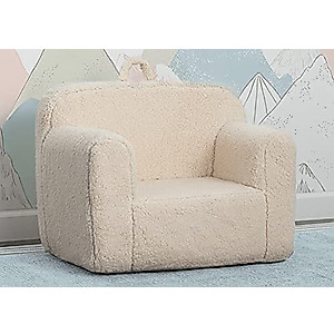 Delta Children Cozee Sherpa Chair, Cream