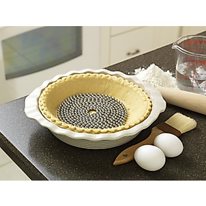 Jaz Innovations Perfect Pie Crust Stainless Steel Weight Chain - 10 Feet