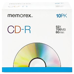 Memorex 700MB 52x CD-R (10 -Pack)