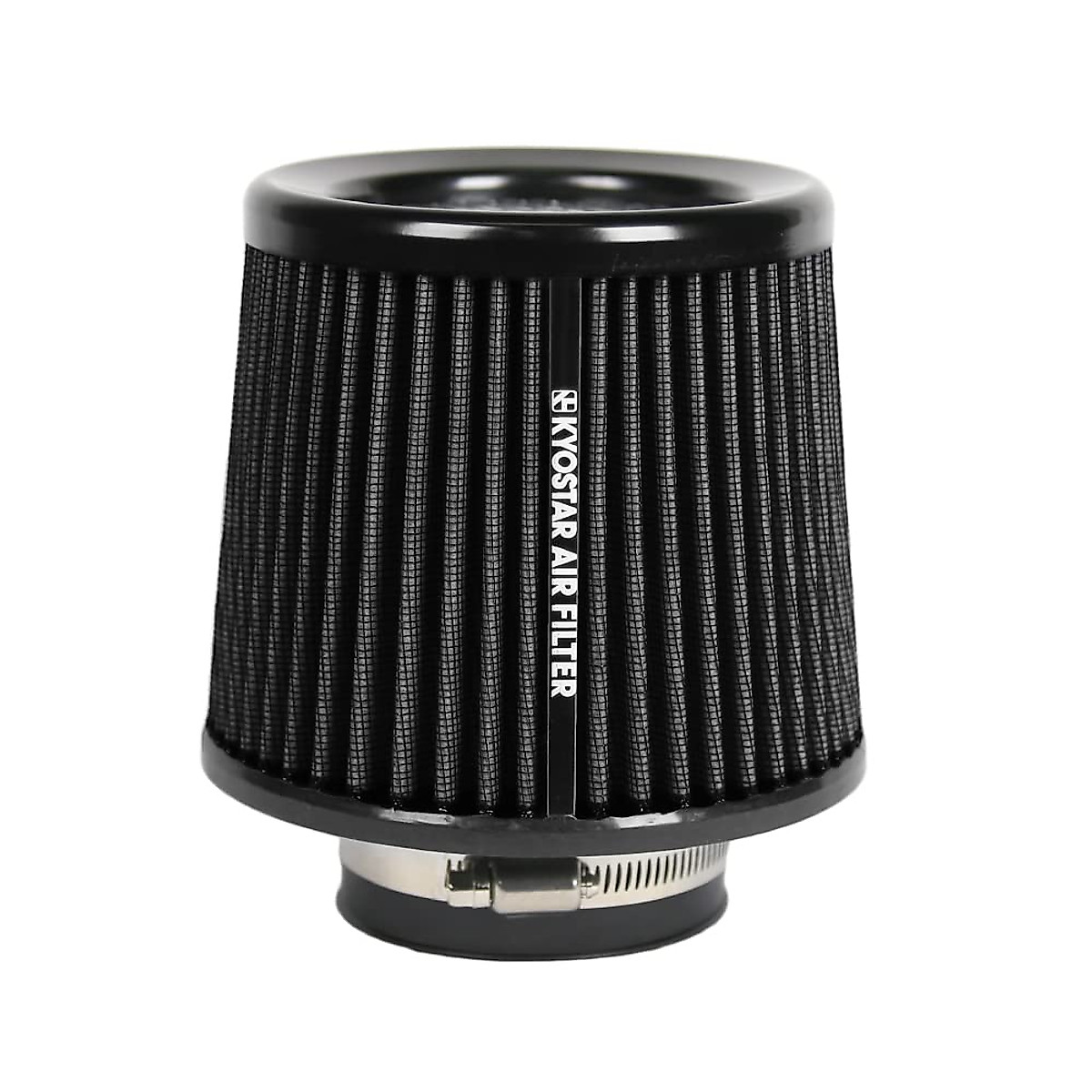 Kyostar Universal Black 3 Inch 76mm Air Intake Cone Filter Replacement Quality Dry Air Filter