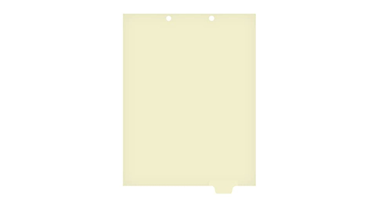 Custom Medical Chart Divider Sheets - Pack of 100