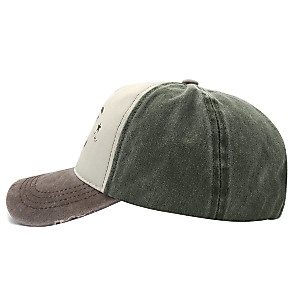 Glamorstar Pirate Ship Anchor Baseball Hat Printing Adjustable Hip-Hop Cap Brown Atrovirens