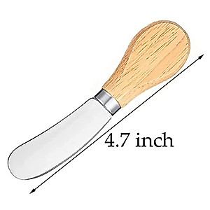 ProSky Chips and Dip Serving Dish, Bamboo Chip and Dip Platter with Dip Cup for Salsa and Spreader Knife, Chip and Dip Bowl Wood, Taco Dip Tray, Appetizer Serving Set, Dip Bowls and Tray Set