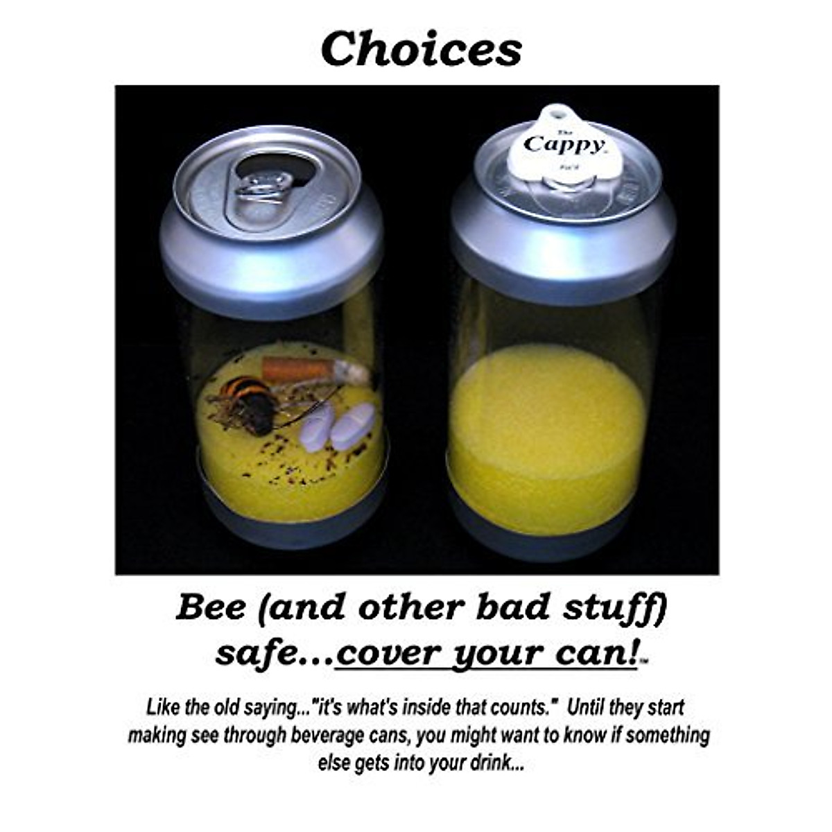 Cappy, Voted BEST Beverage Can Opener & Closer! 12-Color Pack