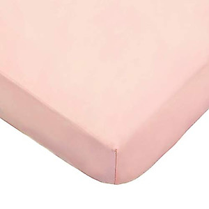 American Baby Company 3 Pack Fitted Crib Sheets 28" x 52", Soft Breathable Neutral 100% Cotton Jersey Sheet, Pink Whale/Blush/White, for Boys and Girls, Fits Crib and Toddler Bed mattresses