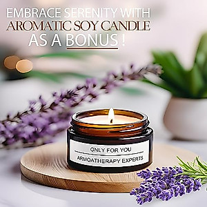 Ari Perfume for Women, 3.4 oz, Eau de Parfum Spray - Gift Set Pack With Lavender Soy Candle, Car Air Fresheners, and Empty Travel Perfume Atomizer