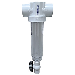 Kleenwater 2 Inch PVC Slip Fit Connection, 100 GPM, 250 Mesh Stainless Screen, Whole House Spin Down Sand and Sediment Filter Compatible with Rusco, Vu-Flow, WaterSource, Boshart and Campbell