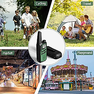 Baofeng MP25 Walkie Talkies Long Range for Adults 22 Channel FRS Walky Talky Rechargeable Handheld Two Way Radios with Flashlight(Not Include Battery)