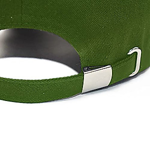 Arctic Fox Pure Cotton Men & Women Canada EST 1867 Embroidered Maple Leaf Flag Cap/Hat | One Size, Adjustable | Adjustable Strap Back | Front Raised Embroidery -Green