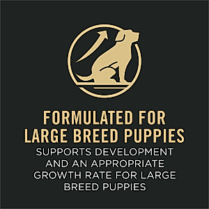 Purina Pro Plan High Protein Large Breed Puppy Food With Probiotics, Beef and Rice Formula - 18 lb. Bag