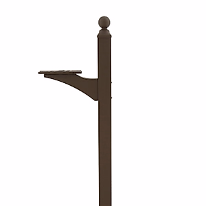 Architectural Mailboxes Landover Aluminum Mailbox Post, Venetian Bronze
