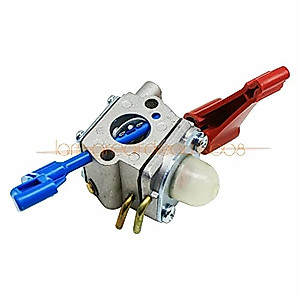 BEIYIPARTS C1Q-W11 530071775 Carburetor with Fuel Line Kit Compatible with Weed Eater Blower BV1800LE Compatible with Poulan PBV200LE PVB20LE PPB2000 PBV200 PRO PPB2000LE SM400 WT200 WT200LE PPBVM200